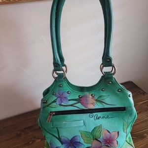 Anuschka | Bags | Green Leather Anuschka Handbag | Poshmark